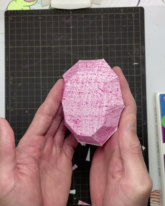 Papercraft how to make Ruby Jewel Stone tutorial toy #Shorts - YouTube