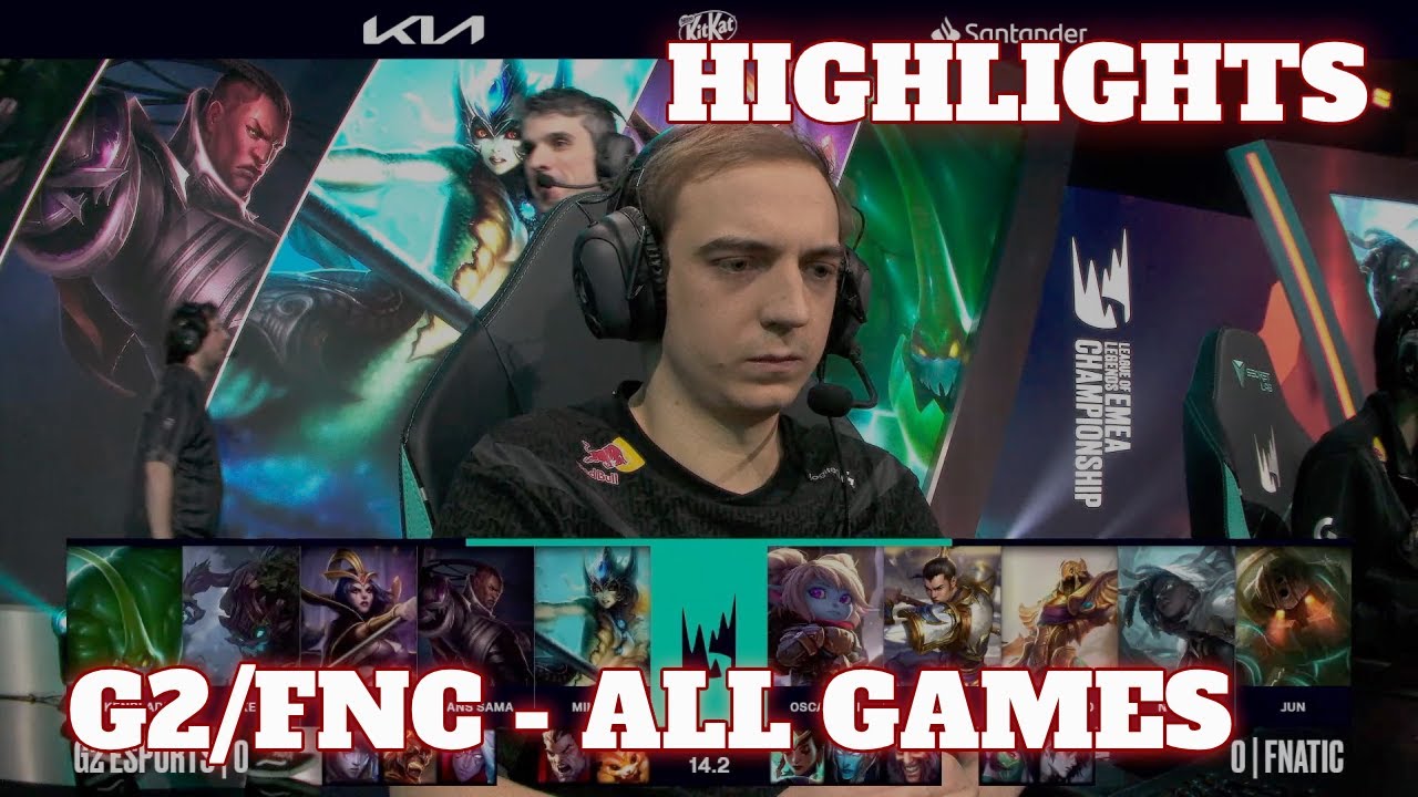 G2 vs FNC - ALL GAMES (Bo3) Highlights | Round 2 LEC Winter 2024 Playoffs | G2 Esports vs Fnatic ...