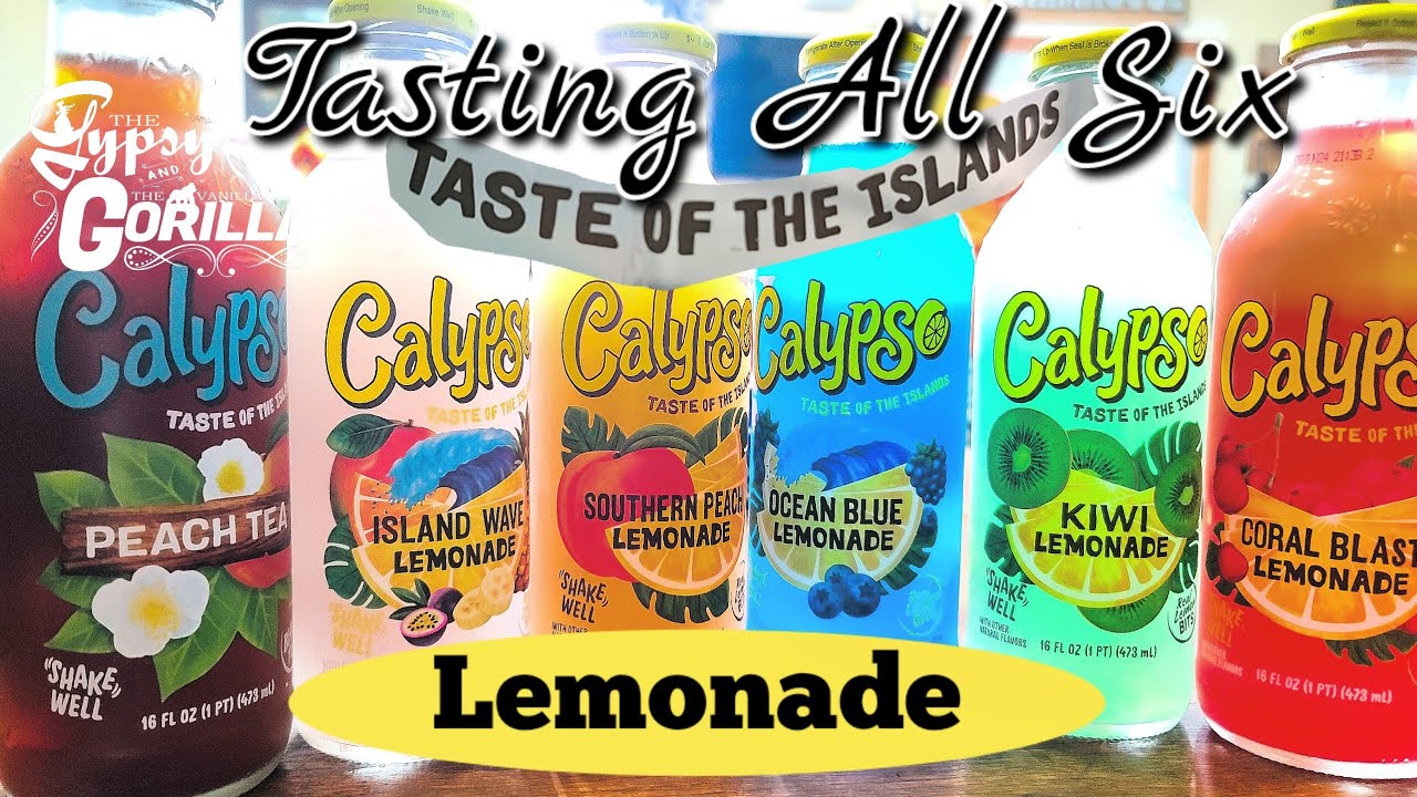 Taste Testing these 5 Lemonades and 1 Tea from Calypso. Island Inspired ...