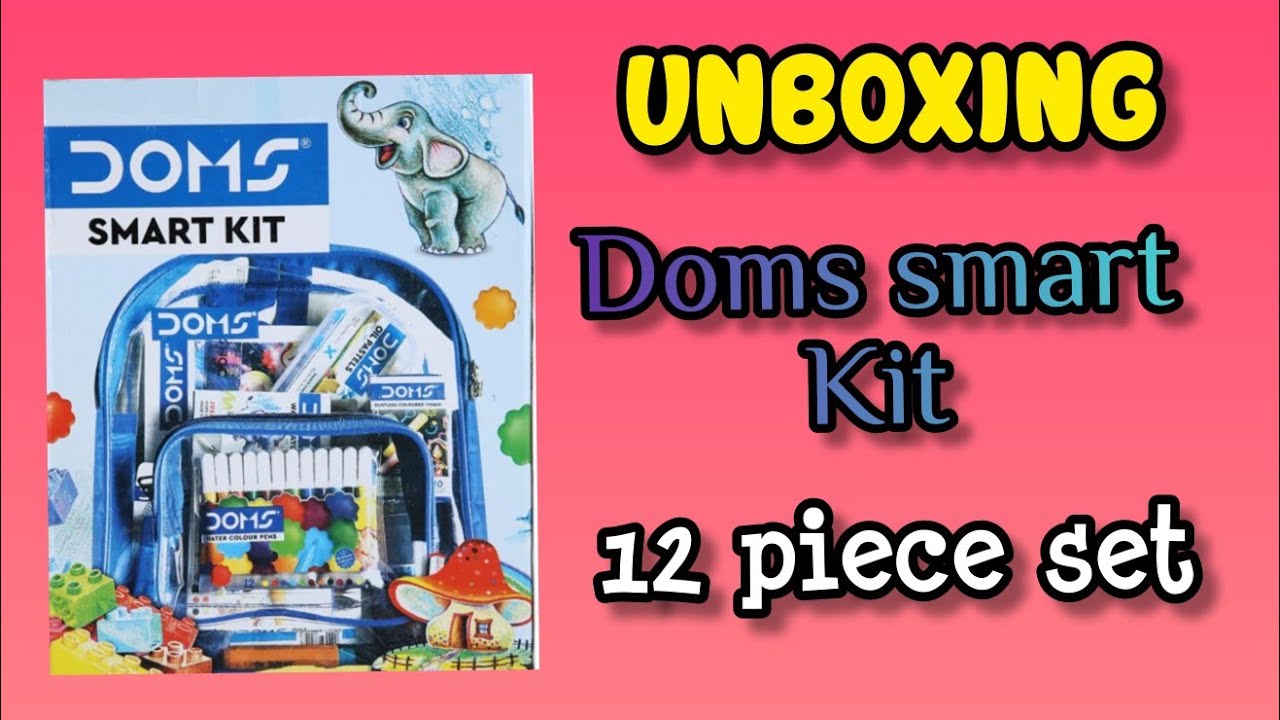 Unboxing doms smart kit | 12 piece set ... - YouTube