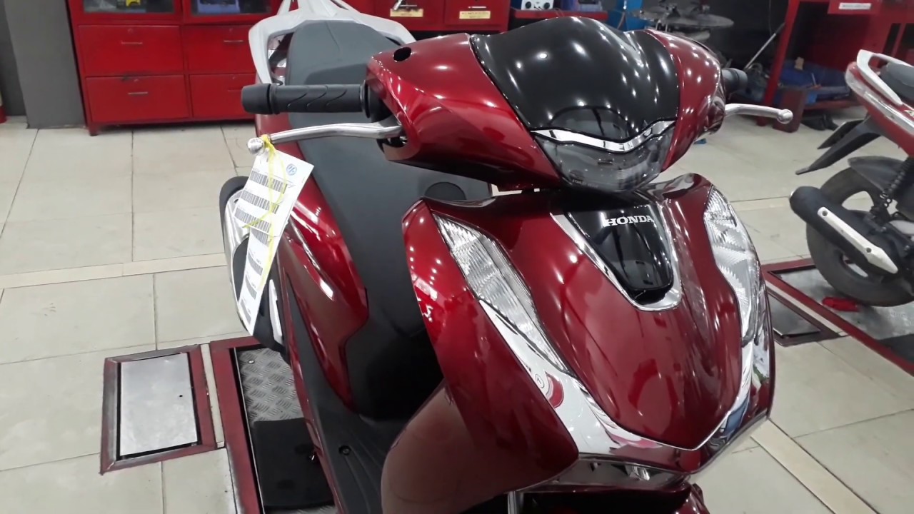 Honda Sh 2020 Abs 125i - ĐỎ ĐEN - Red Black - Walkaround - YouTube