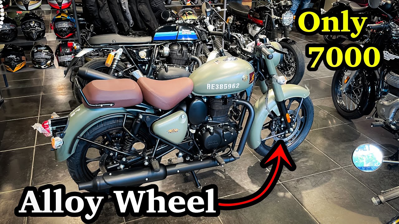 2024 New Classic 350 Signal Model Marsh grey Alloy wheels Olny Rs 7000 ...