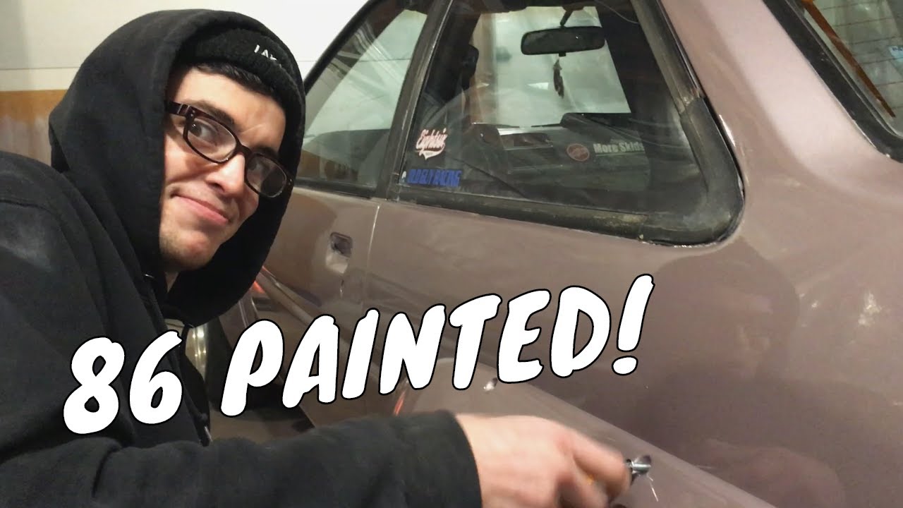 PAINTING More Skids AE86! The PERFECT color!? - YouTube