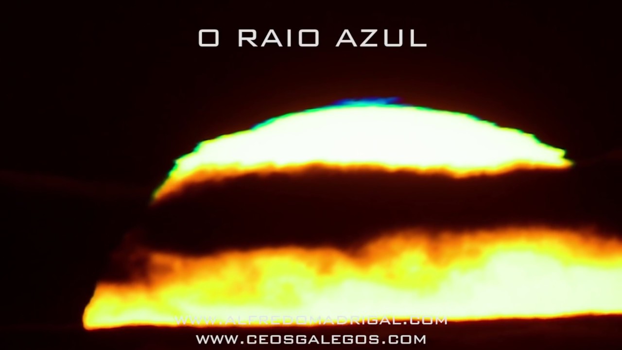 The blue flash sun (O raio azul) - YouTube