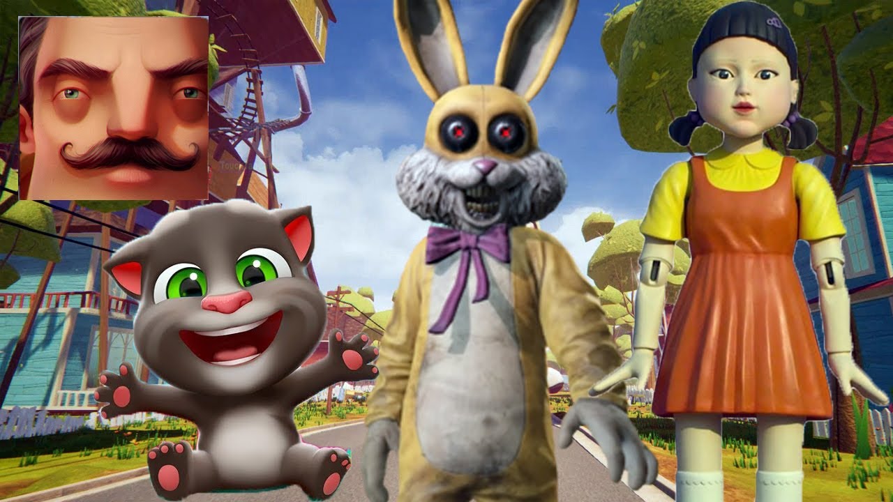 Hello Neighbor - My New Neighbor Lucky Rabbit (Dark Deception) Act 3 ...