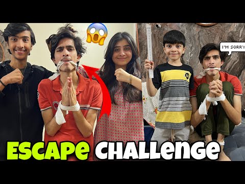 Extreme Escape Torture Challenge 😨 | Hands & Legs Tied Up | Life With Ahtisham