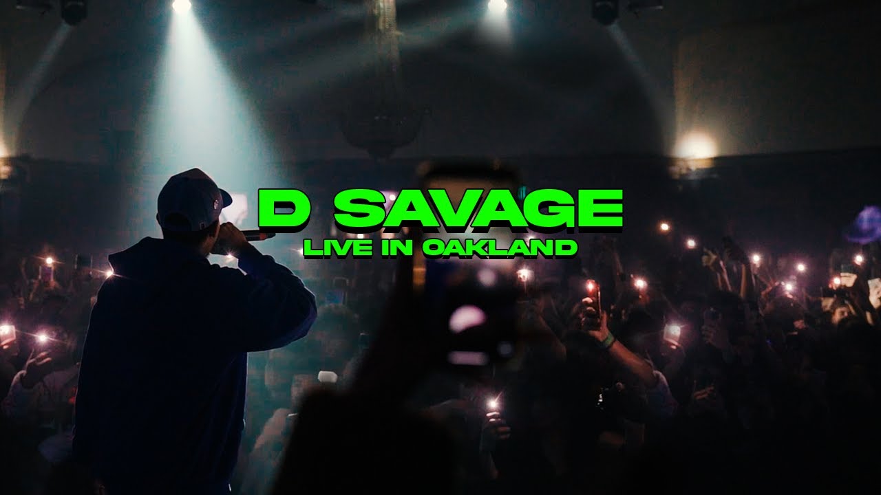 D Savage Live in Oakland ! (captured by Vhs Boyz) - YouTube