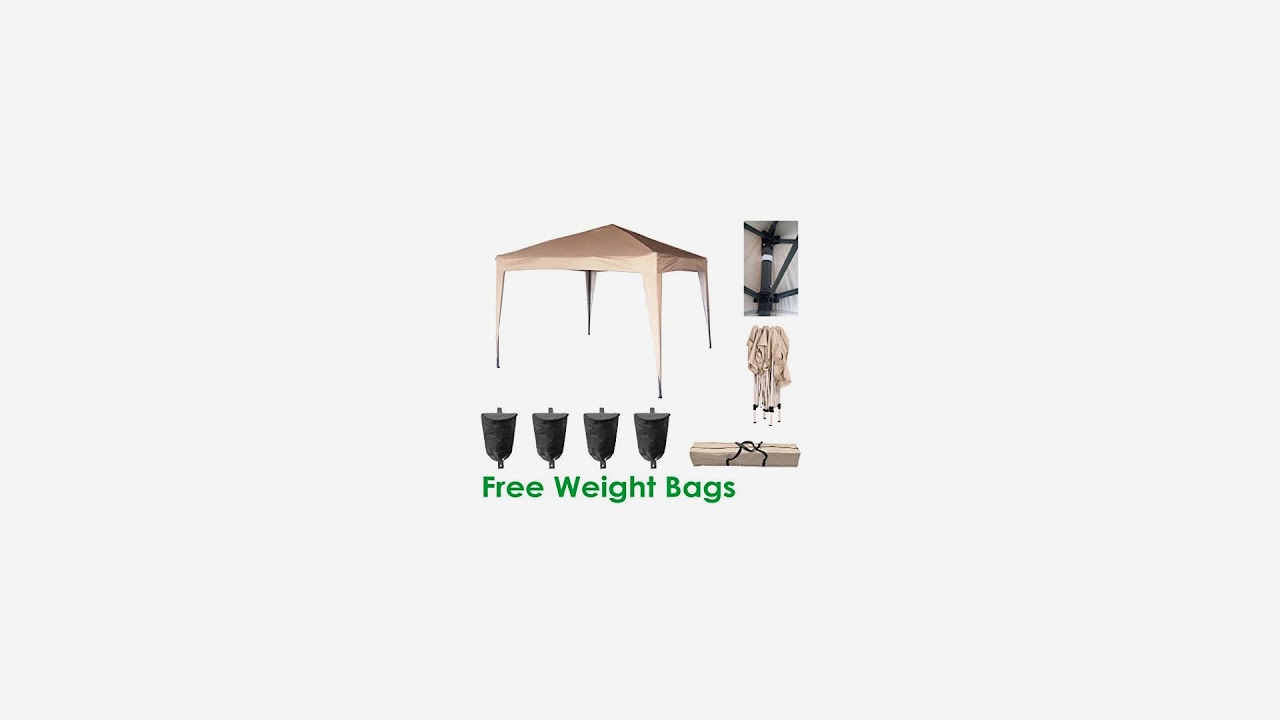 Mcc® home 3x3m Pop-up Gazebo Waterproof Outdoor Garden Marquee Canopy ...
