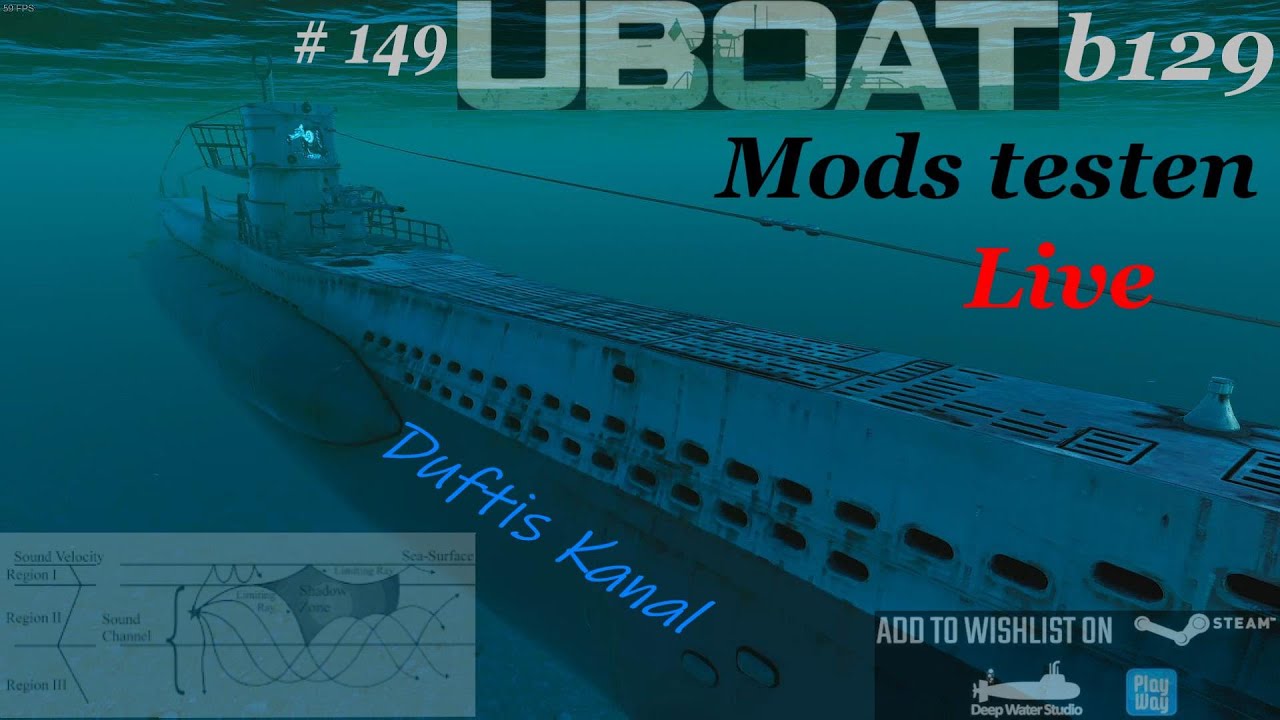 UBOAT Mod Test - YouTube