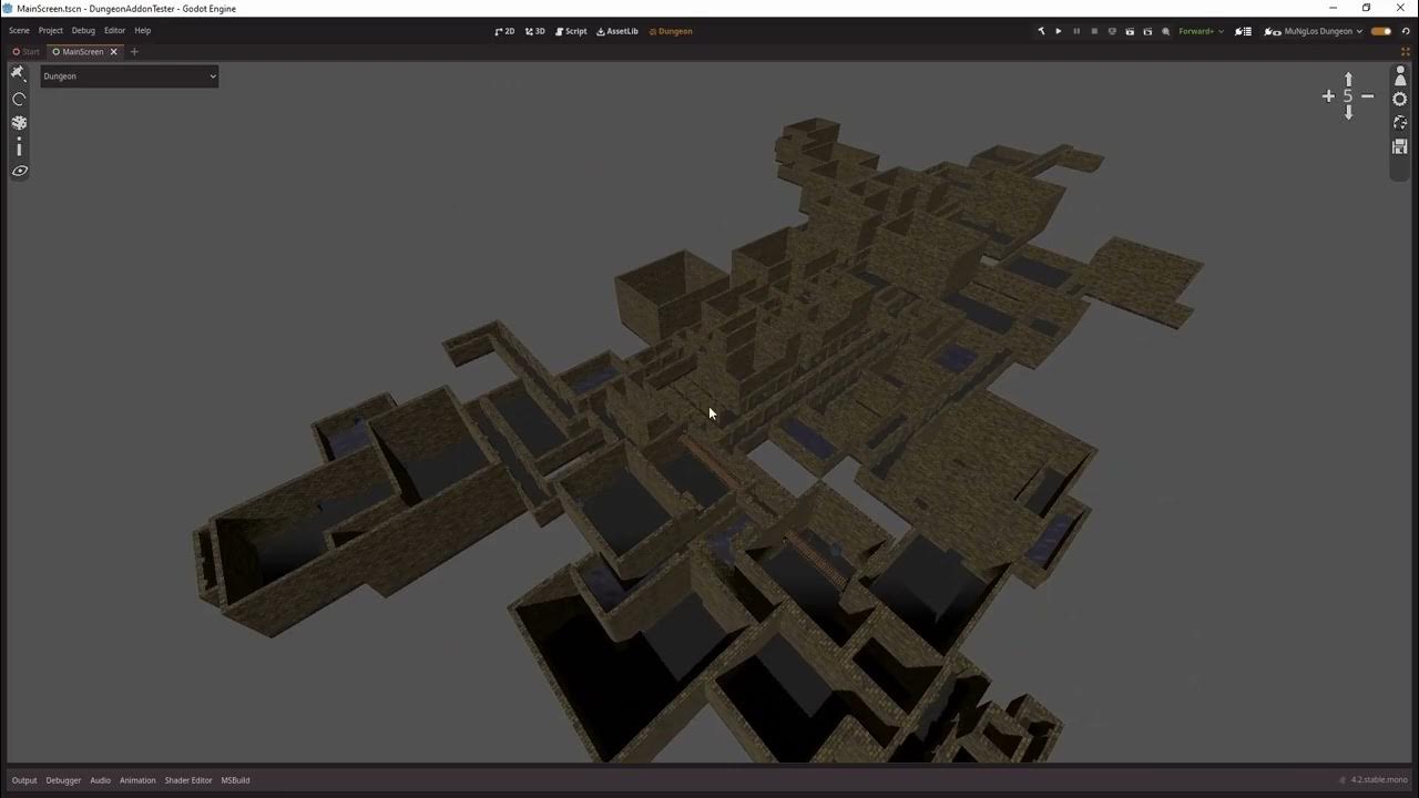 Godot Procedural Dungeon Generation Addon - YouTube