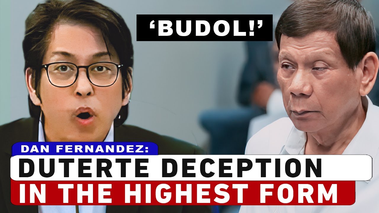 'Bud0l in the Highest Form'- Dan Fernandez to Duterte - YouTube