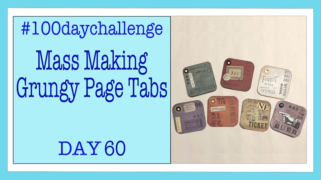 Day 60 - You can do it too!! Mass Making Quick and Easy Grungy Page ...