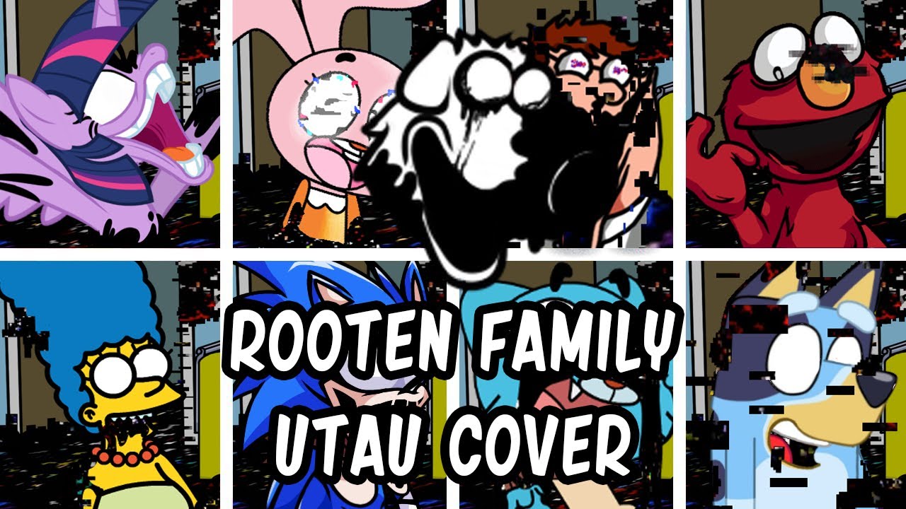 Rooten Family but Every Turn a Different Character Sings it (FNF Rooten ...