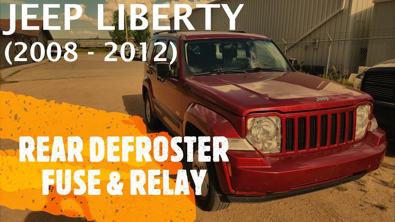 Jeep Liberty - REAR WINDOW DEFROSTER FUSE AND RELAY LOCATION (2008 ...
