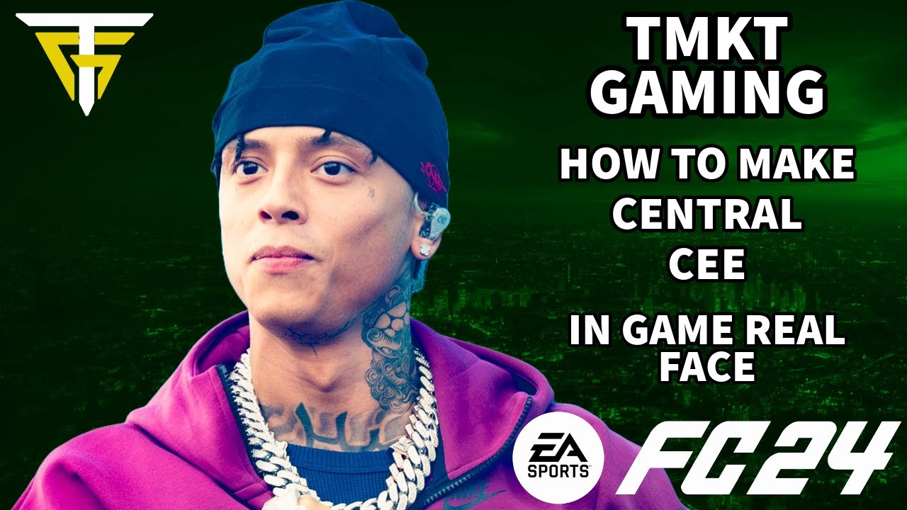 EA FC 24 - How To Make Central Cee - In Game Real Face! - YouTube
