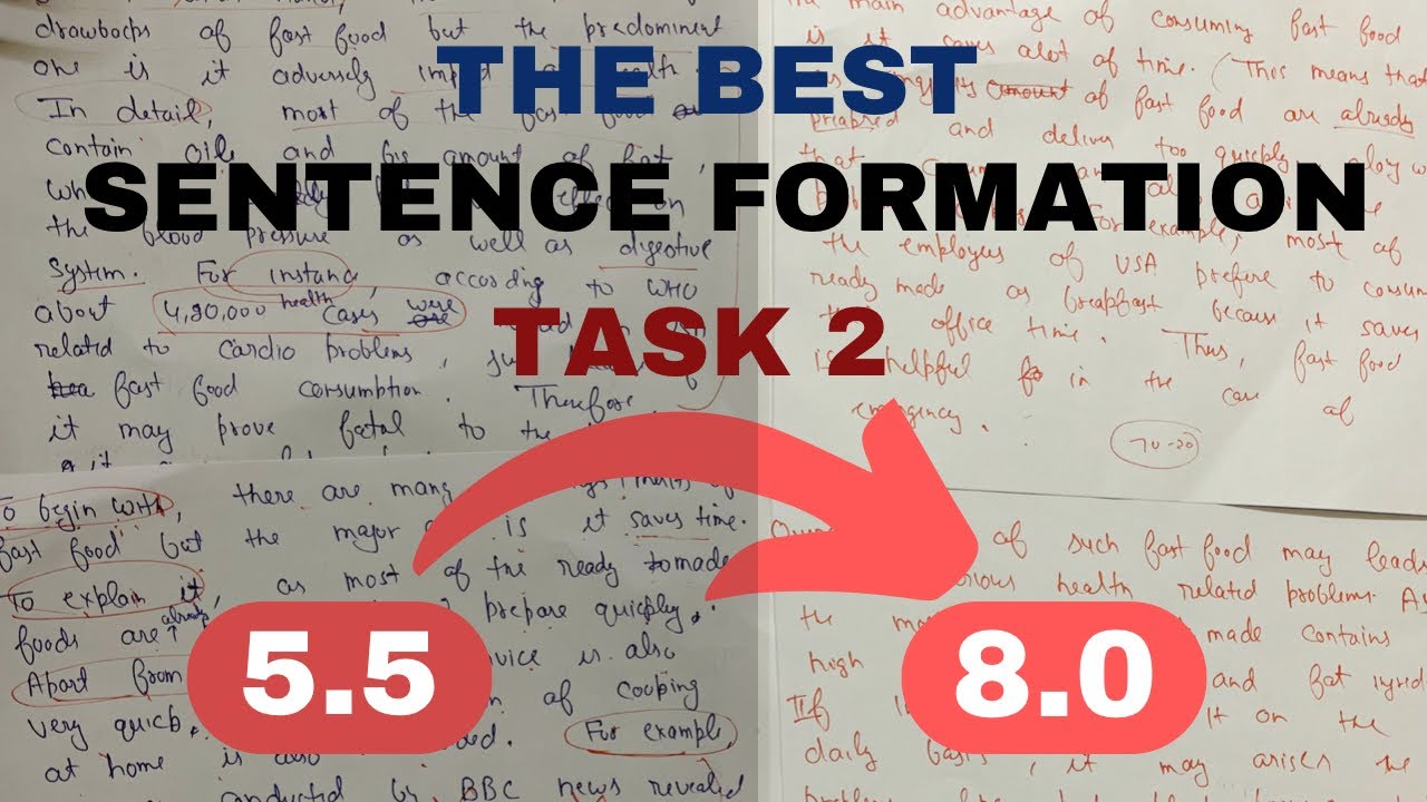 Best Sentence Formation For Task 2 || IELTS Writing || #ielts #youtube ...
