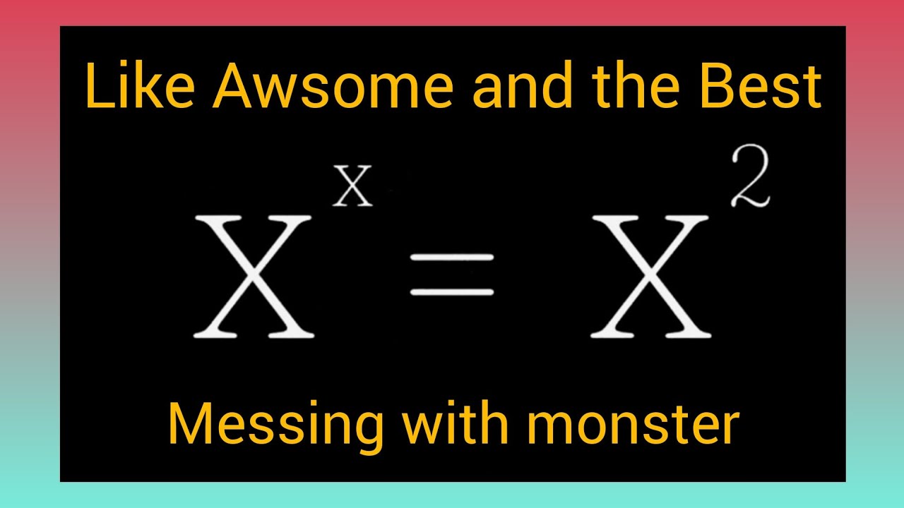 Solving equation, two different functions #maths #mathematics #algebra ...