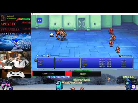 Final Fantasy 1 Pixel Remaster - Warmech (rare encounter) - Flying ...