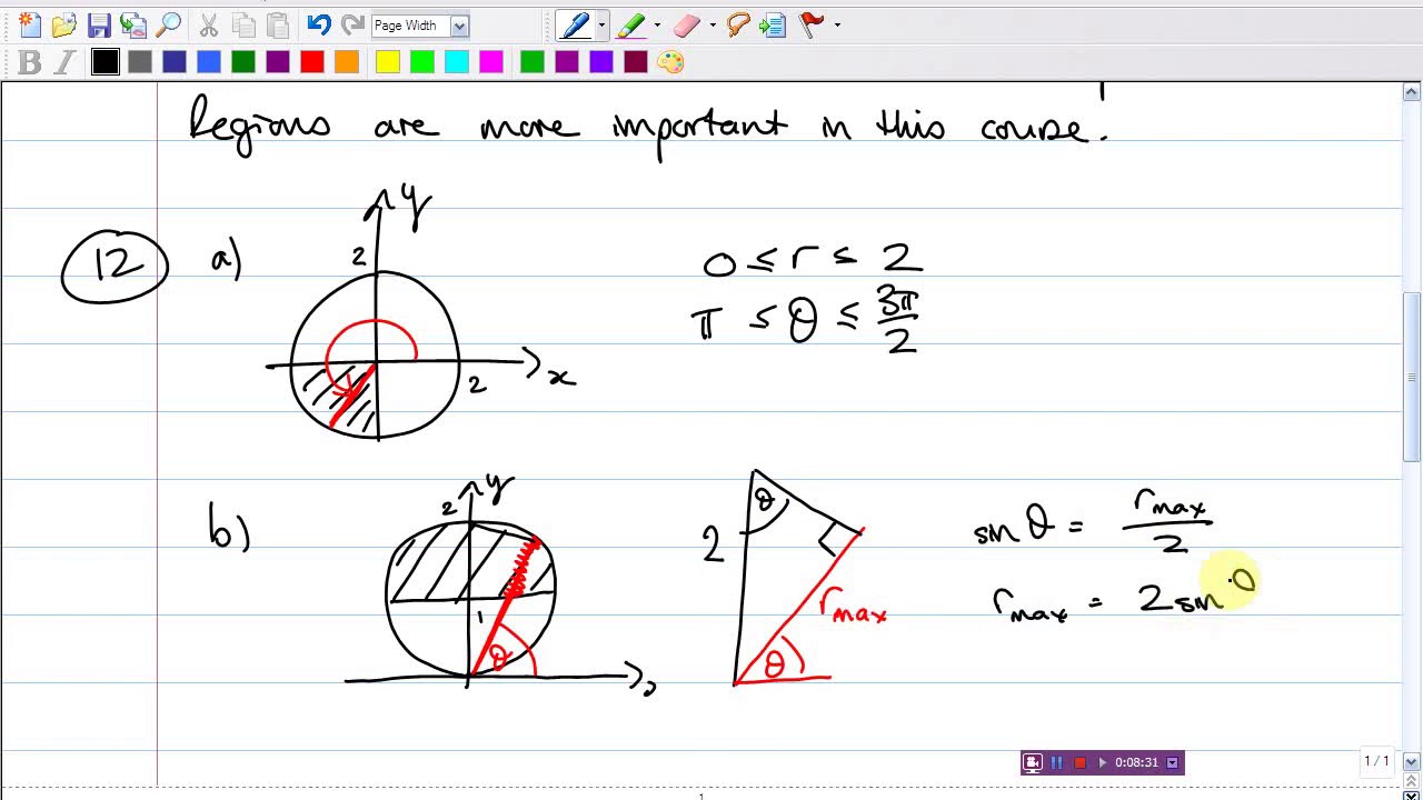 Lecture 04 Coordinate systems and 2d regions - YouTube