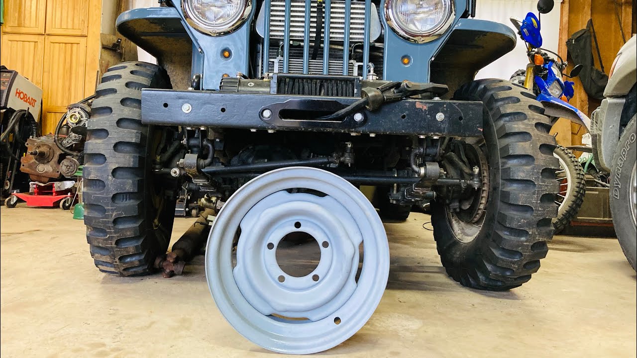 DIY damaged steel Jeep wheel repair! - YouTube