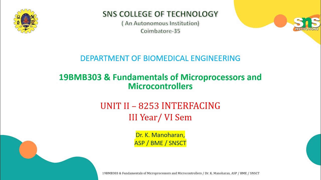 8253 / 8254 Interface - YouTube