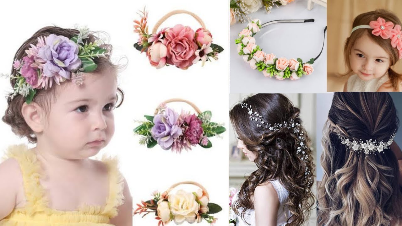 Beautiful baby flower band designs photos | baby flower bands designs ...