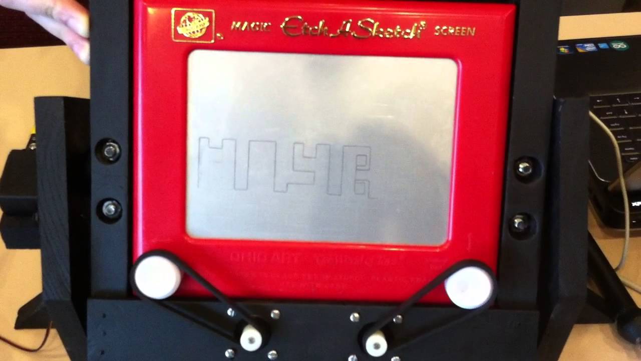 automated etch a sketch - YouTube