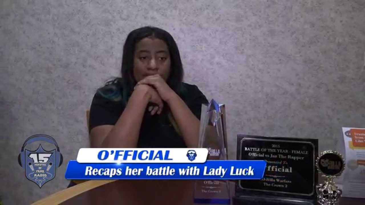 O'FFICIAL ON LADY LUCK BLOWING SMOKE IN HER FACE ON STAGE, JOKES VS ...