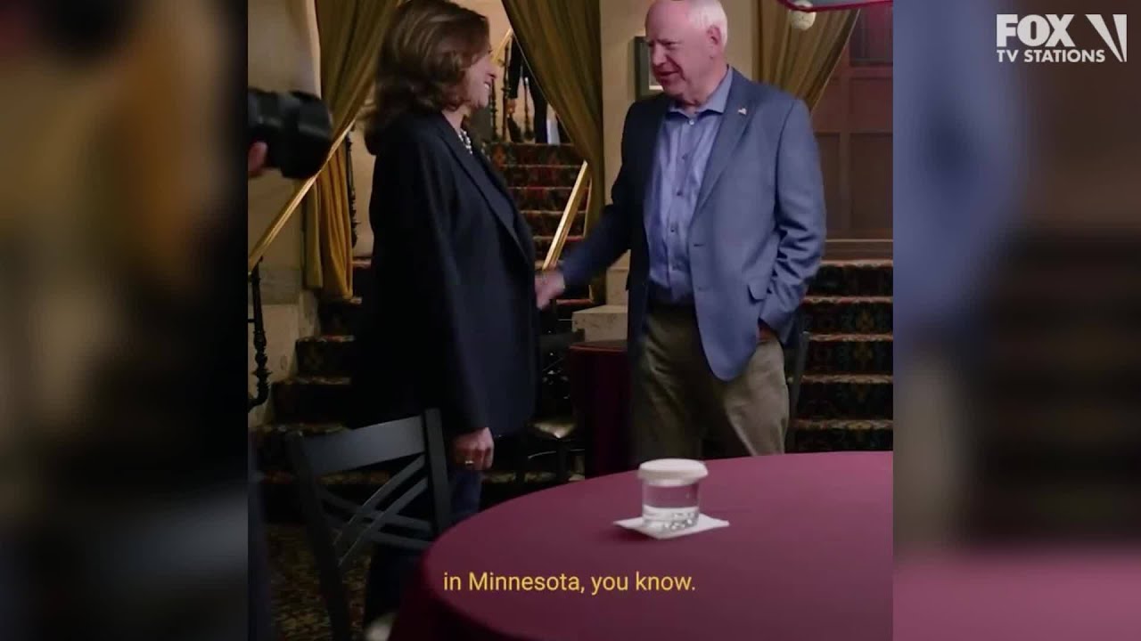 Gov. Tim Walz explains his 'white guy' taco recipe to VP Kamala Harris ...