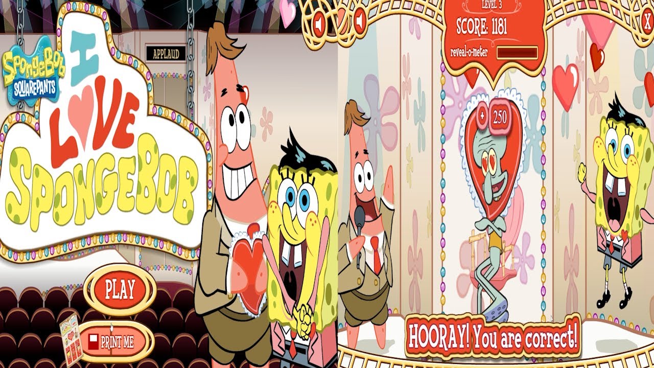 SpongeBob SquarePants: I Love SpongeBob [14] Flash Game Longplay - YouTube