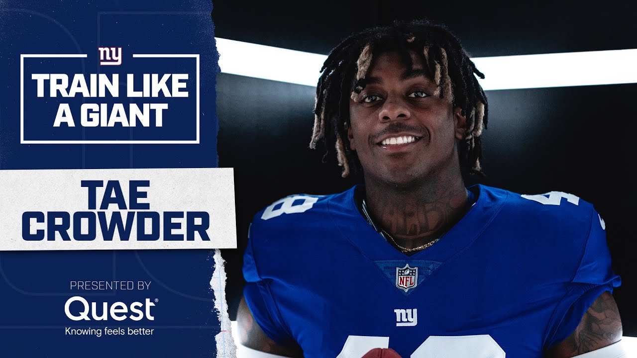 Train Like A Giant: Tae Crowder | New York Giants - YouTube