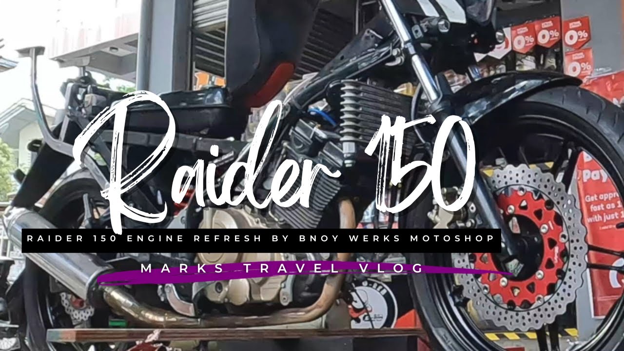 Raider 150 engine refresh by Bnoy Werks Motoshop. - YouTube