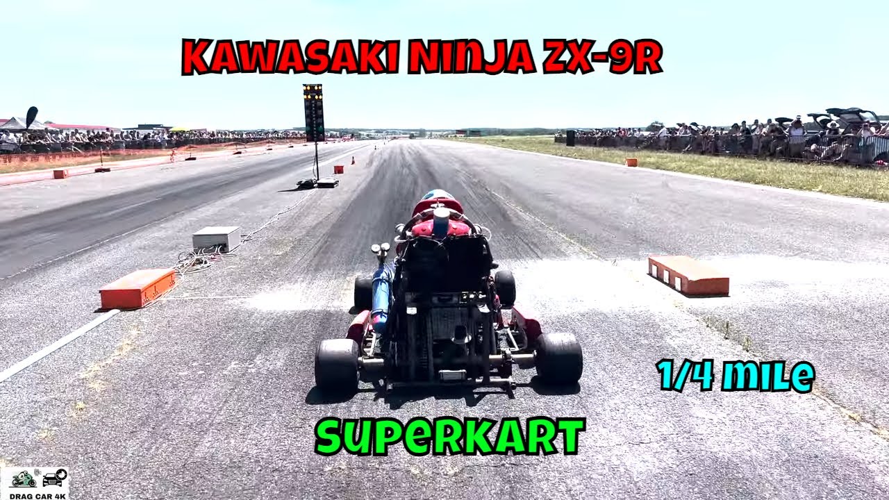 Kawasaki Ninja ZX-9R superkart - drag gokart - superkart bike engine ...