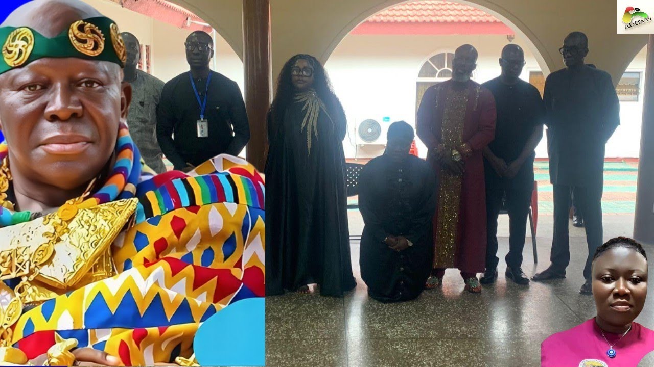 Afia Pokua, Mona Gucci and Onua Tv Staffs arrive at Manhyia Palace ...