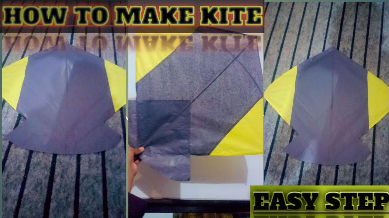 how to make kite|at home|easy steps|by mf kite5453😍 - YouTube