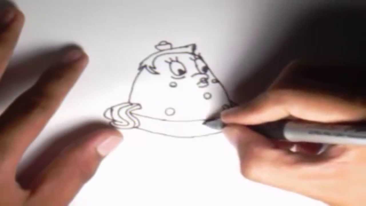 Como dibujar a la Señora Puff l How to draw Mrs Puff - YouTube