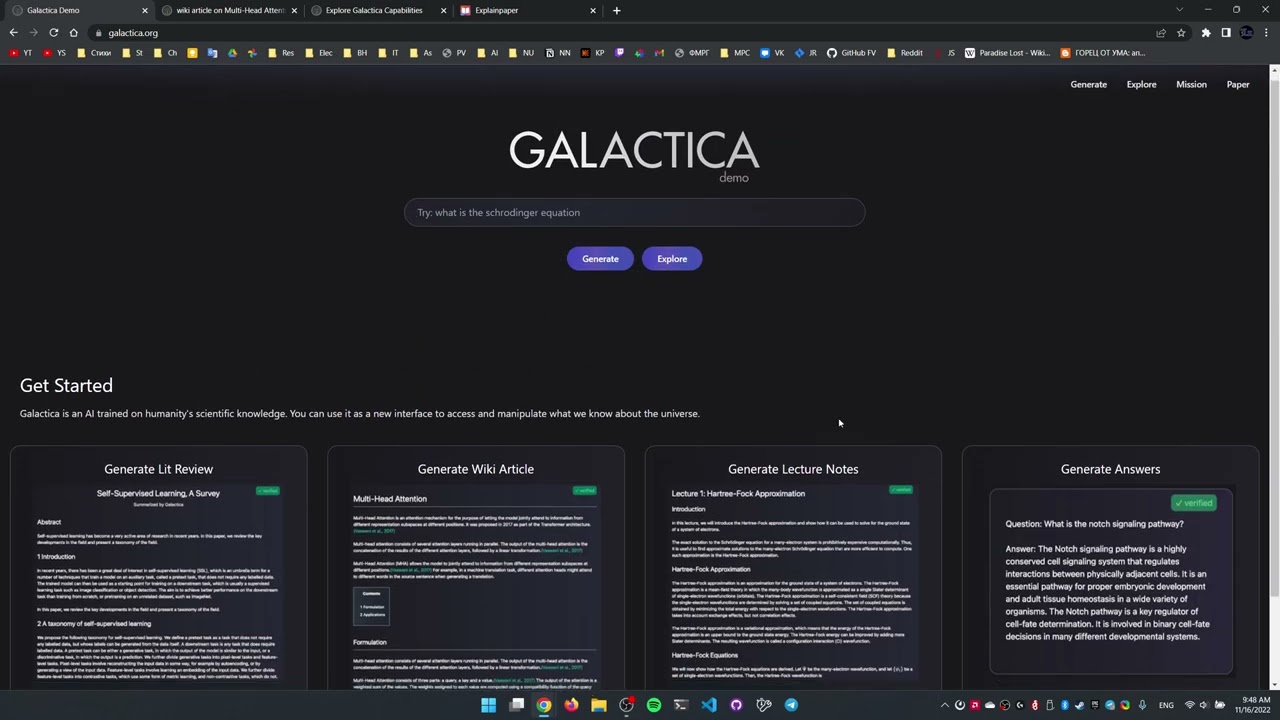 AI For Scientific Work Galactica Explain Paper Elicit YouTube AI For Scientific Work Galactica Explain Paper Elicit YouTube
