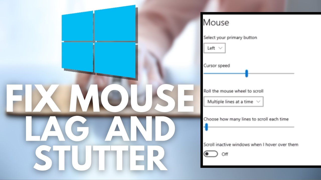 How To Fix Mouse Lag And Stutter In Windows 10/11 - YouTube
