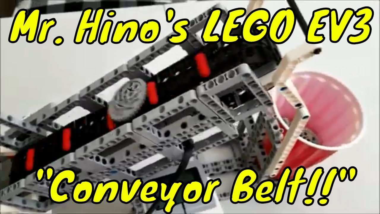 "Mr. Hino's Incredibly Satisfying LEGO EV3 Conveyor Belt!!" - YouTube