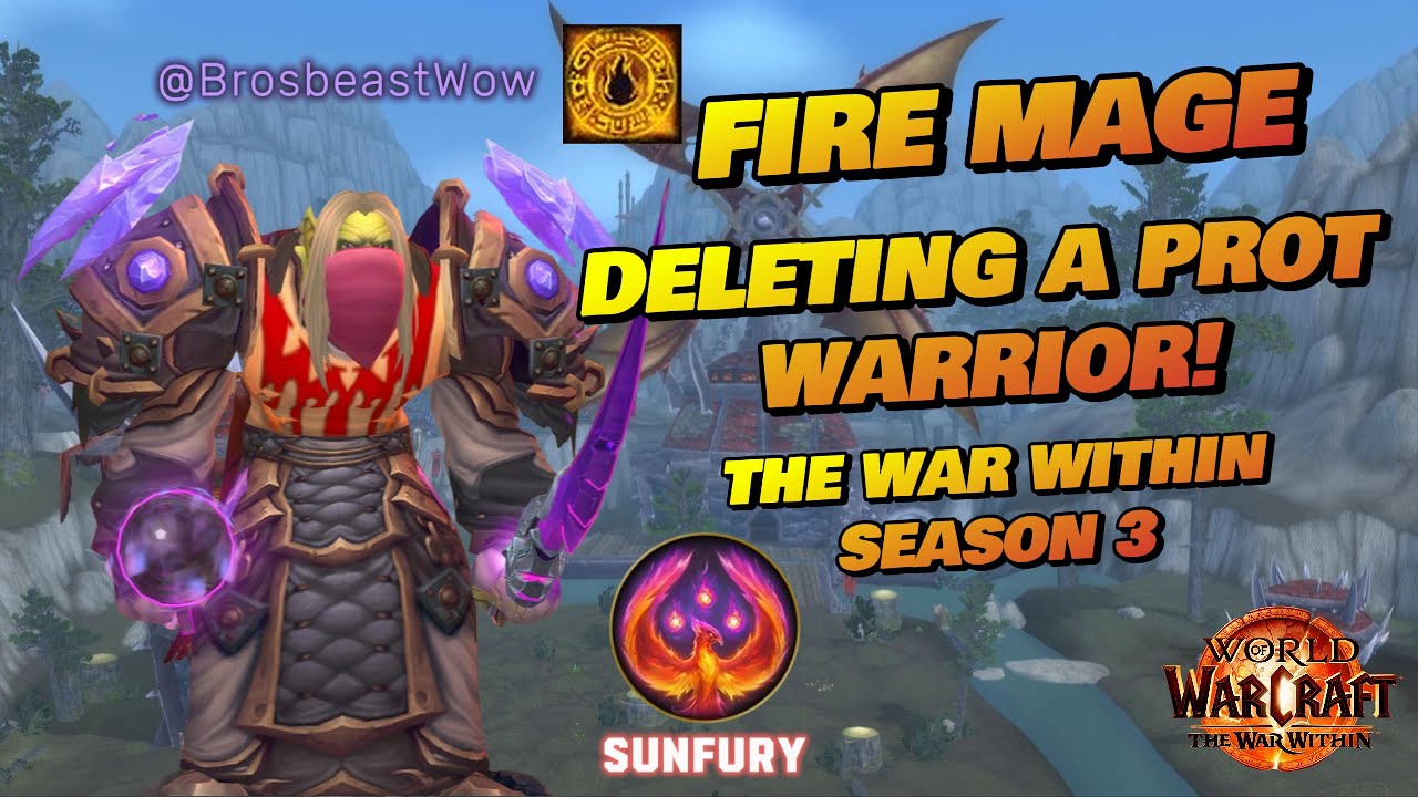 Deleting a Prot warrior!!! Season 3 TWW - YouTube