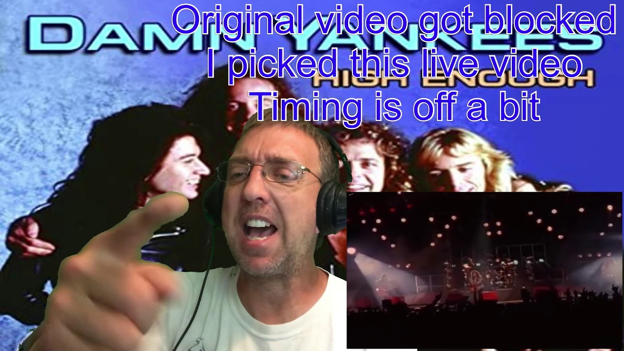 Damn Yankees High Enough Reaction - YouTube