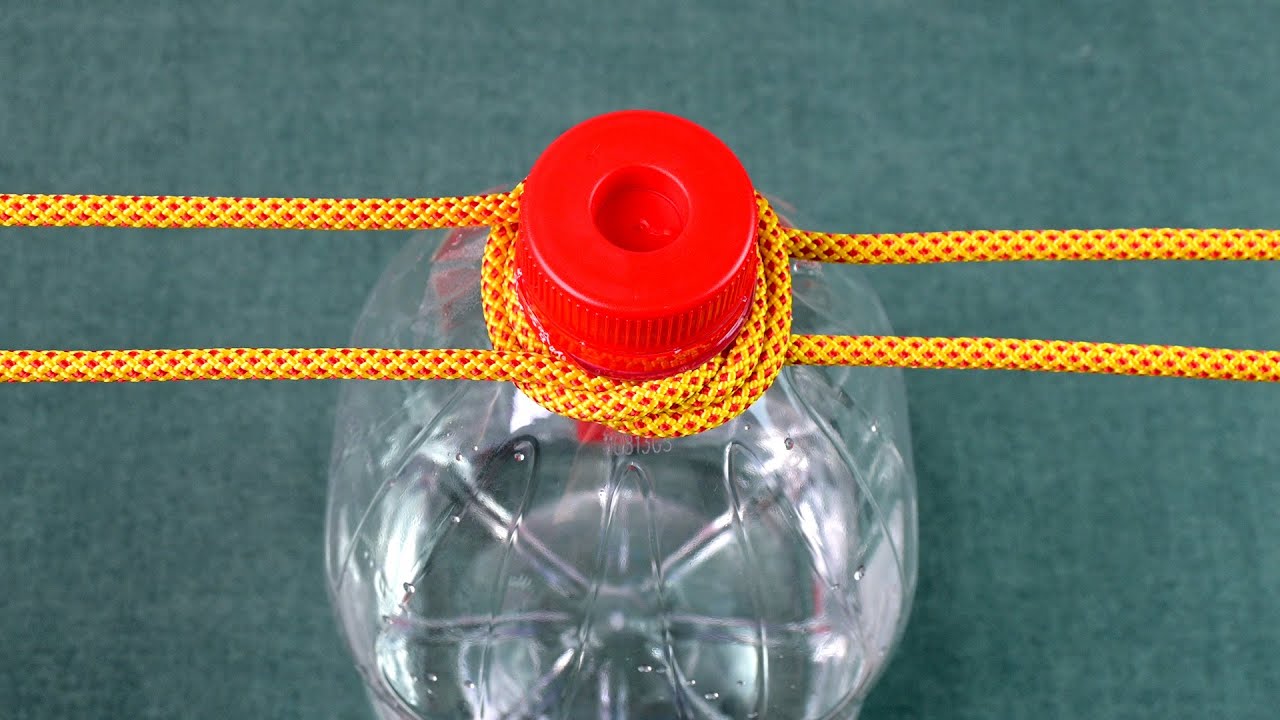 How to tie a bottle sling knot - YouTube