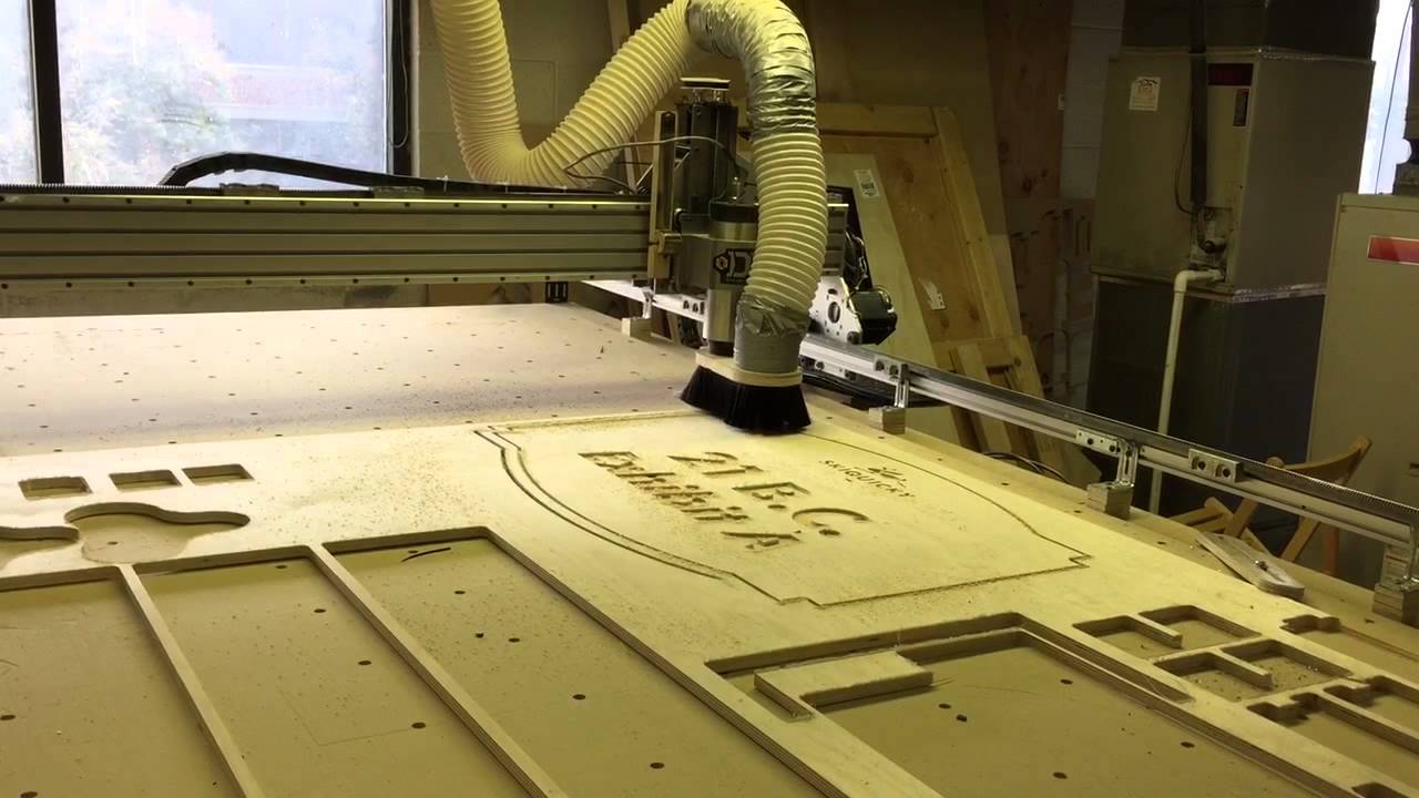 First cuts with Nema 34 motors and rack and pinion drive - YouTube