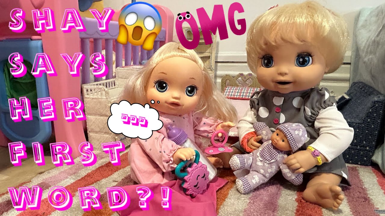 Baby Alive Shay Says Her First Word?! | Baby Go Bye Bye & 2006 Soft ...