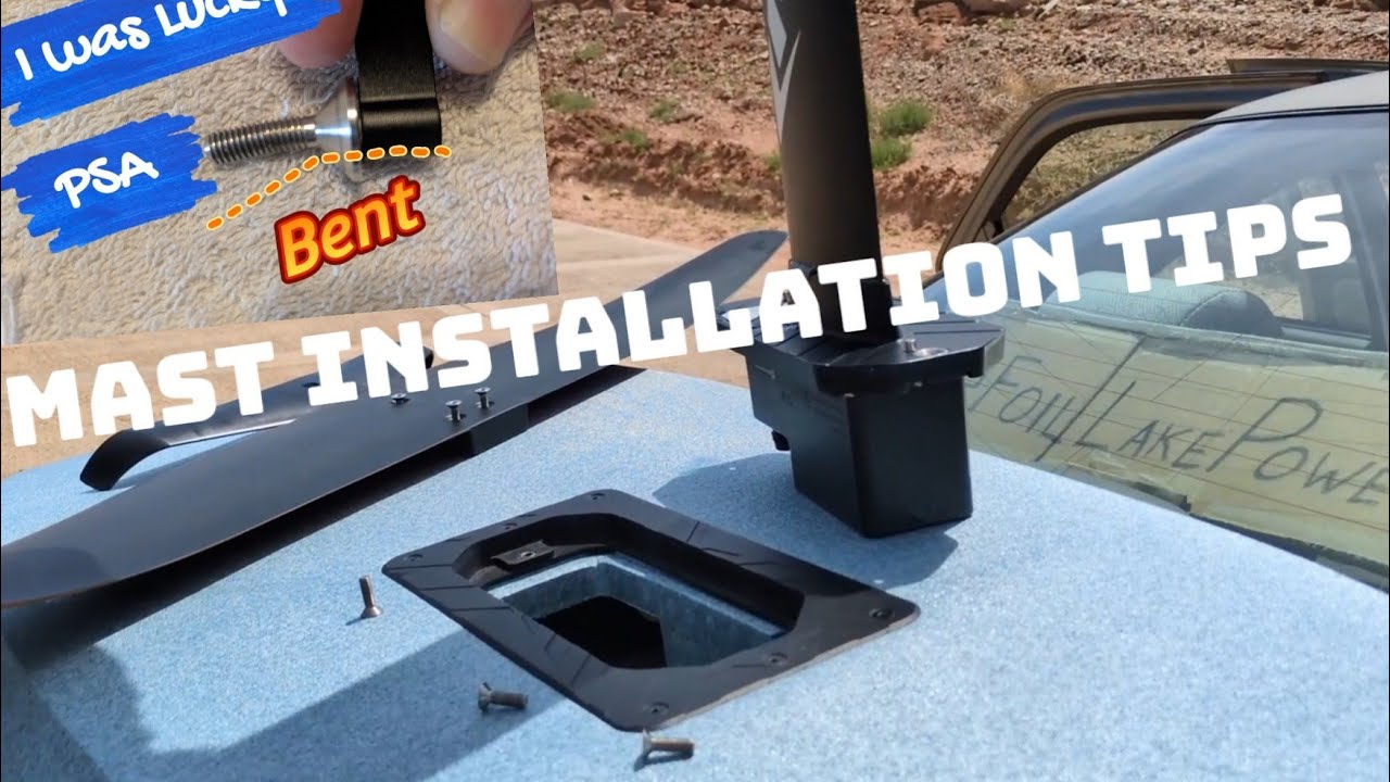 Waydoo EVO Tips - IMPORTANT Mast Installation Tip! - YouTube