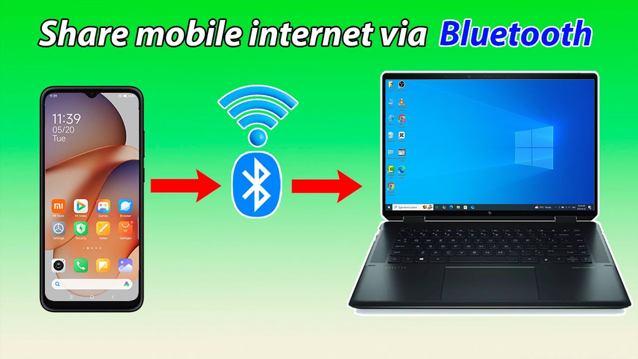 How to connect mobile internet to laptop via bluetooth in windows 10 ...