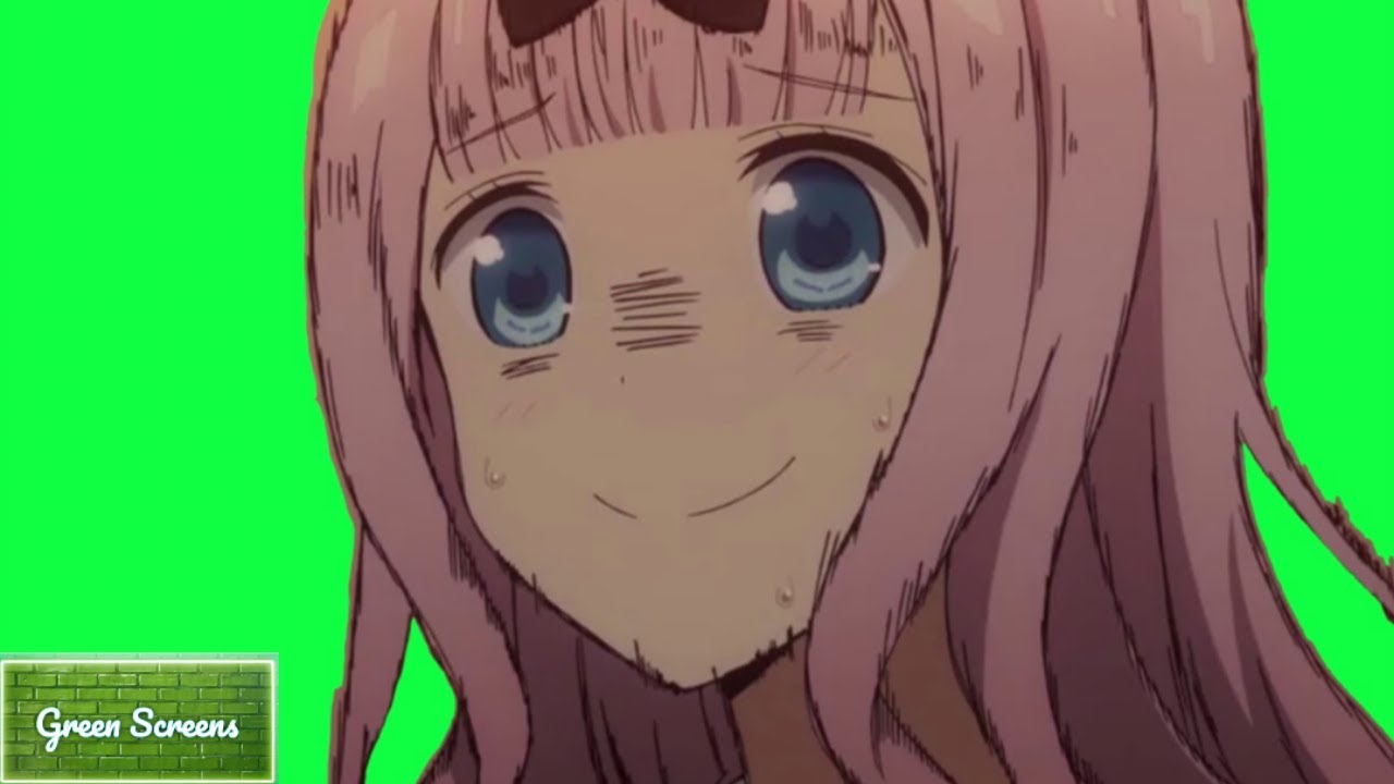 Chika Fujiwara Scream | Chika Kawaii | Anime Green Screen Effects ...