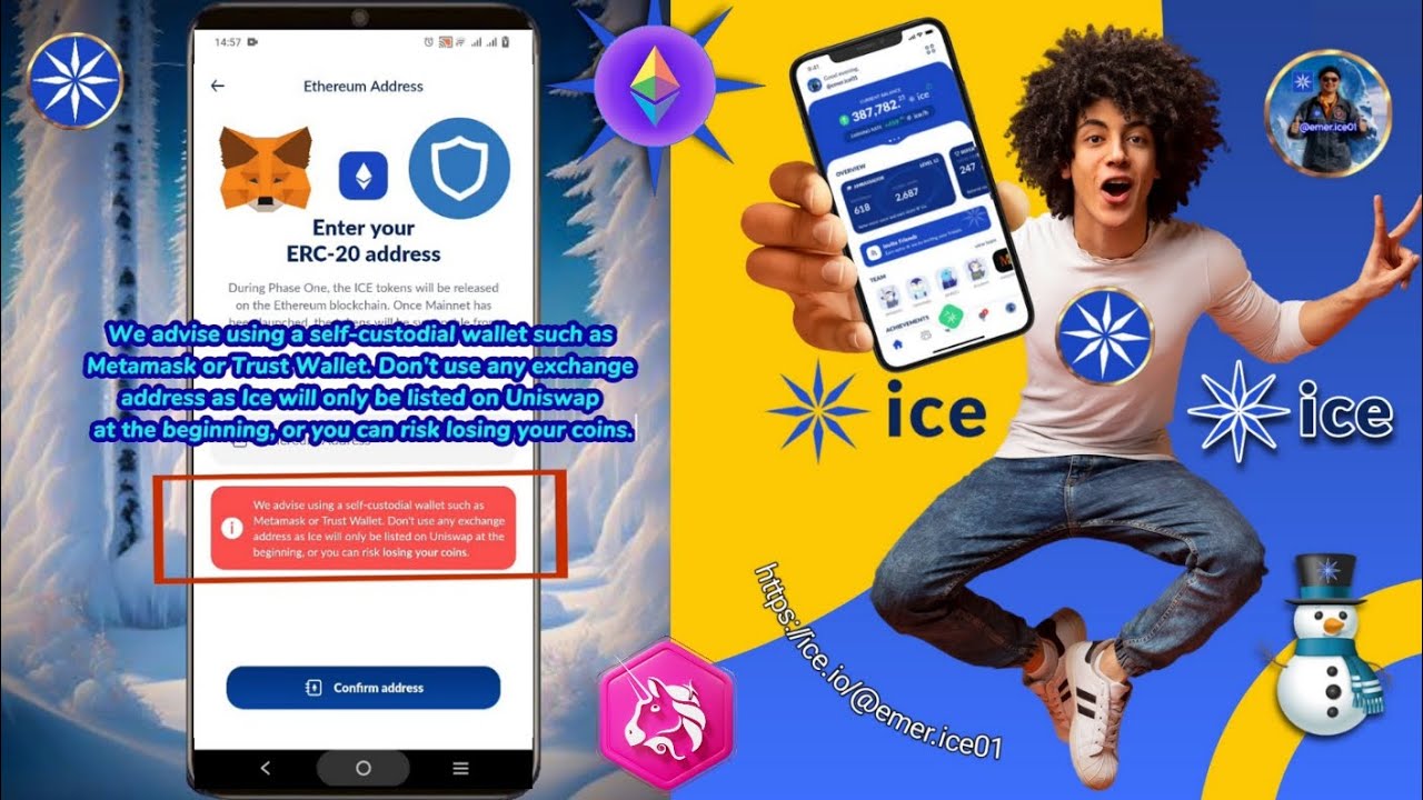 How to Input the ERC-20 Ethereum Address from Trust Wallet into ICE ...