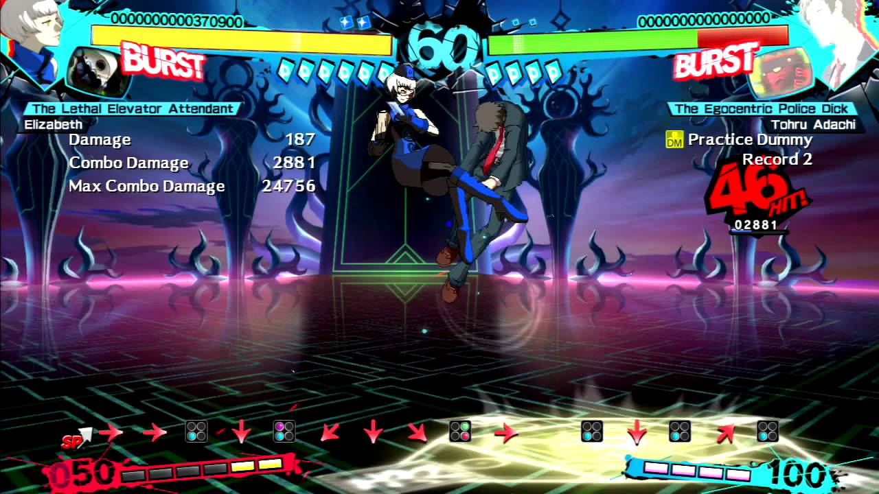 Persona 4 Arena Ultimax Elizabeth TOD Mid Screen - YouTube