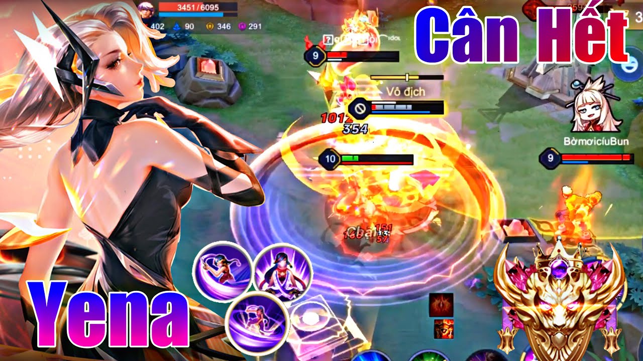 TOP.1 Yena | Trận Đấu Ngộ Không Không Được Chơi Game Lane Tà Thần ...